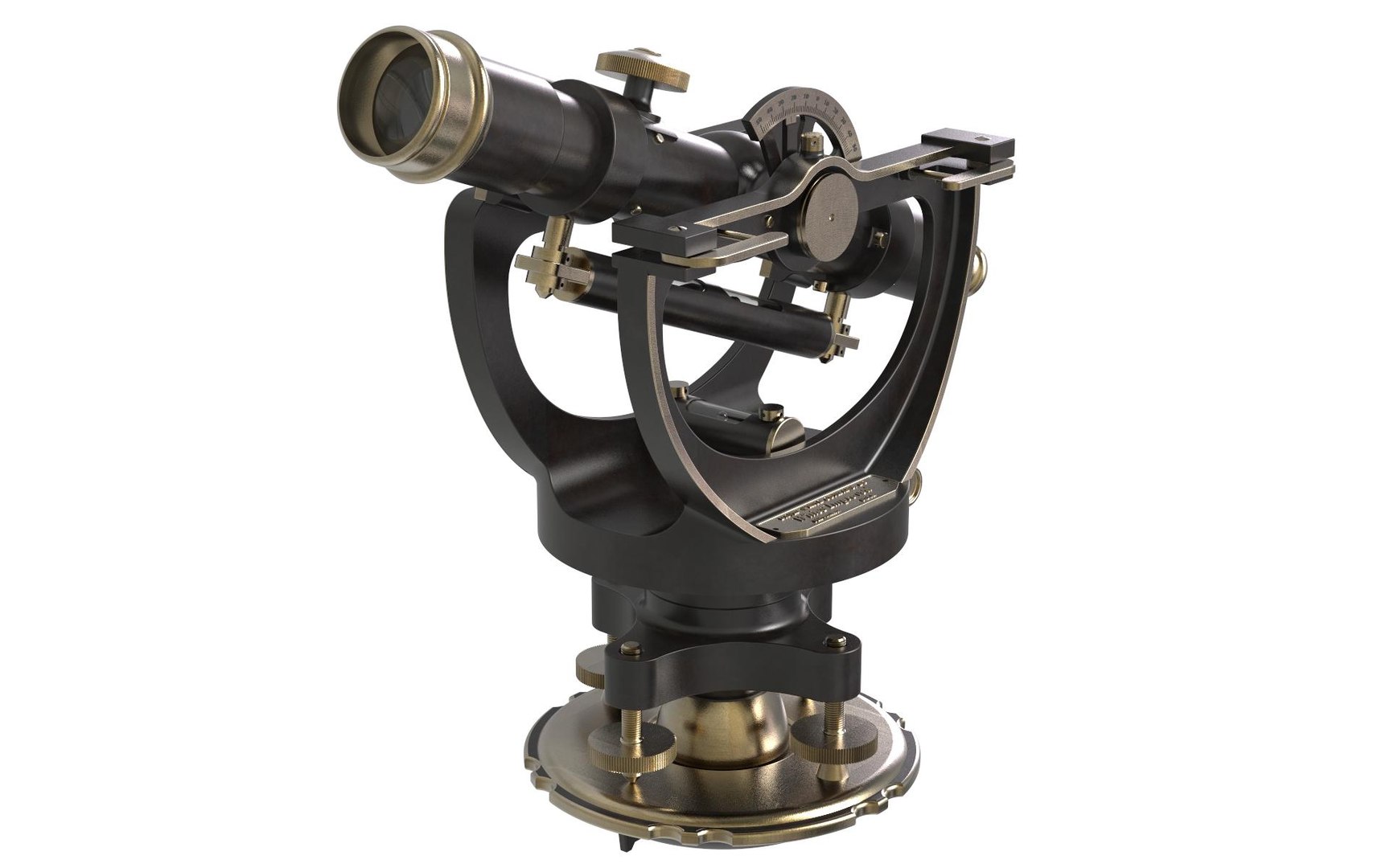 Vintage David White Theodolite 3D - TurboSquid 1965792