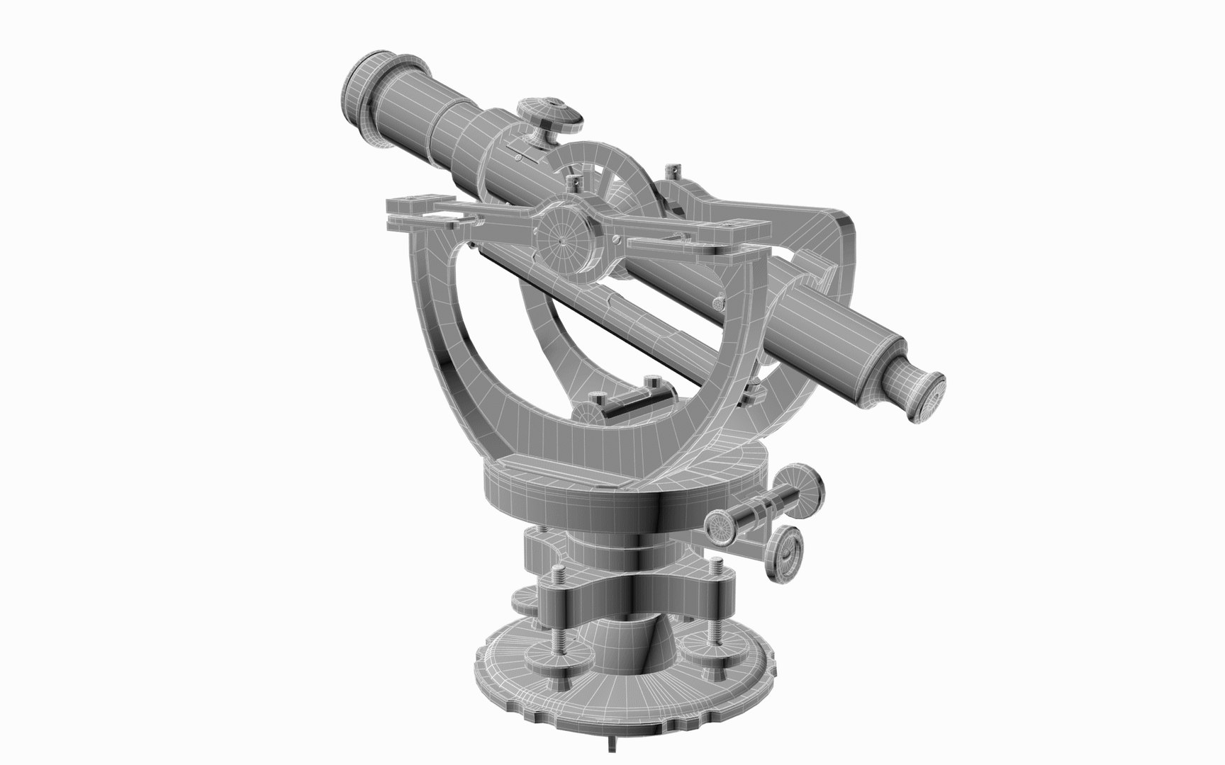 Vintage David White Theodolite 3D - TurboSquid 1965792