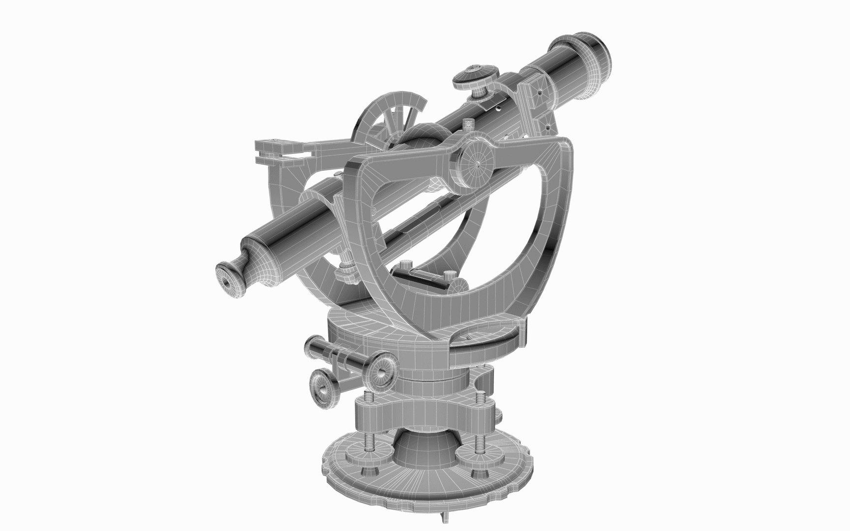 Vintage David White Theodolite 3D - TurboSquid 1965792