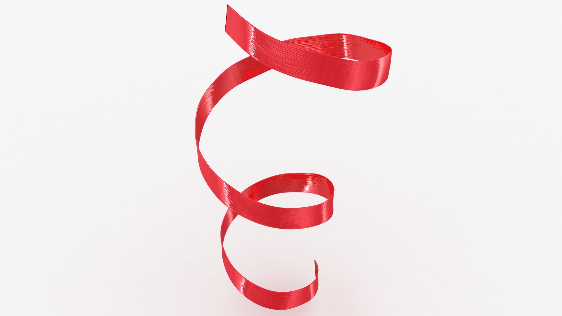3D Curly Ribbon 04 Model - TurboSquid 1649109