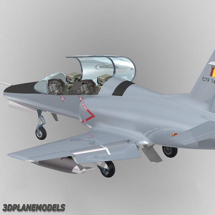 training jet k-8 karakorum 3d model