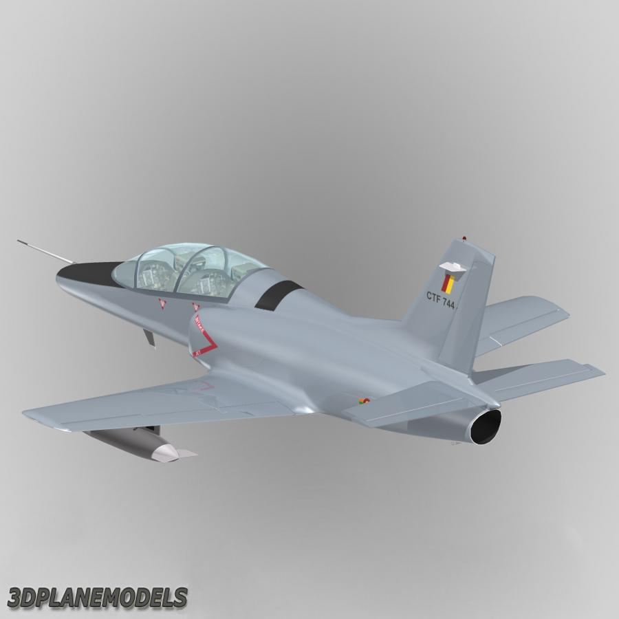 training jet k-8 karakorum 3d model