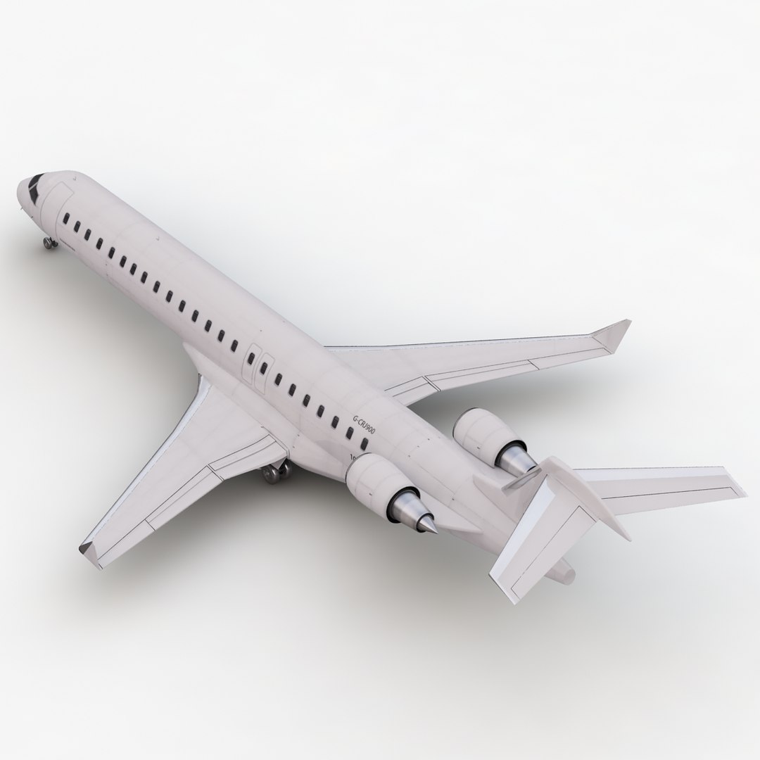 3d Bombardier Crj-900 Model