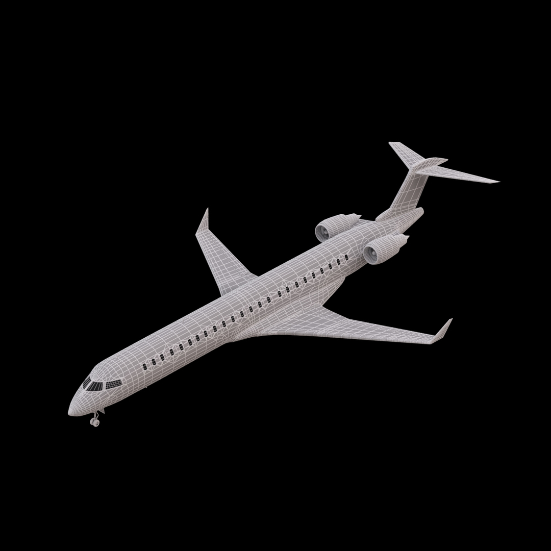 3d Bombardier Crj-900 Model