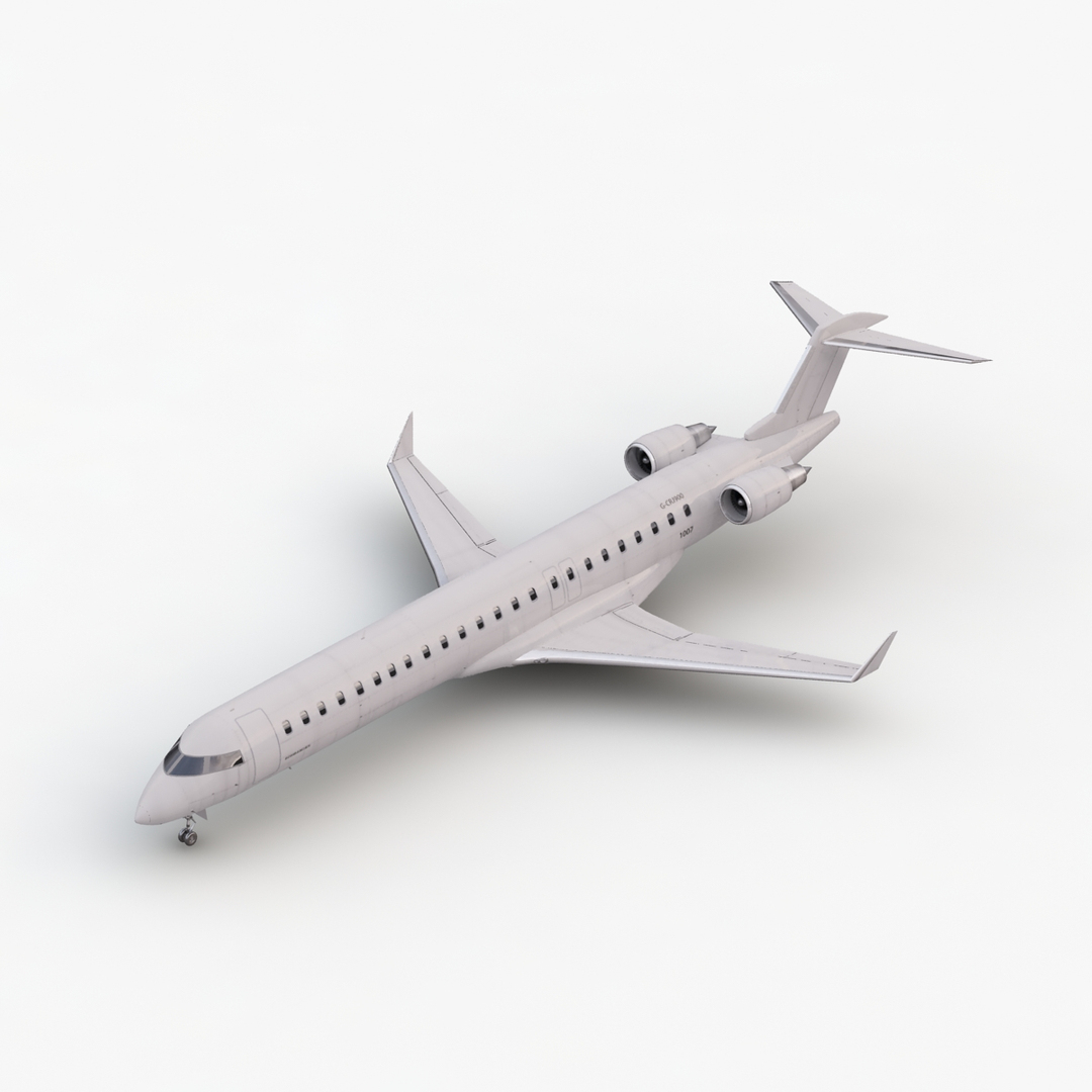 3d Bombardier Crj-900 Model