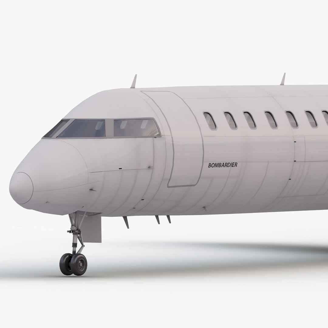 3d Bombardier Crj-900 Model