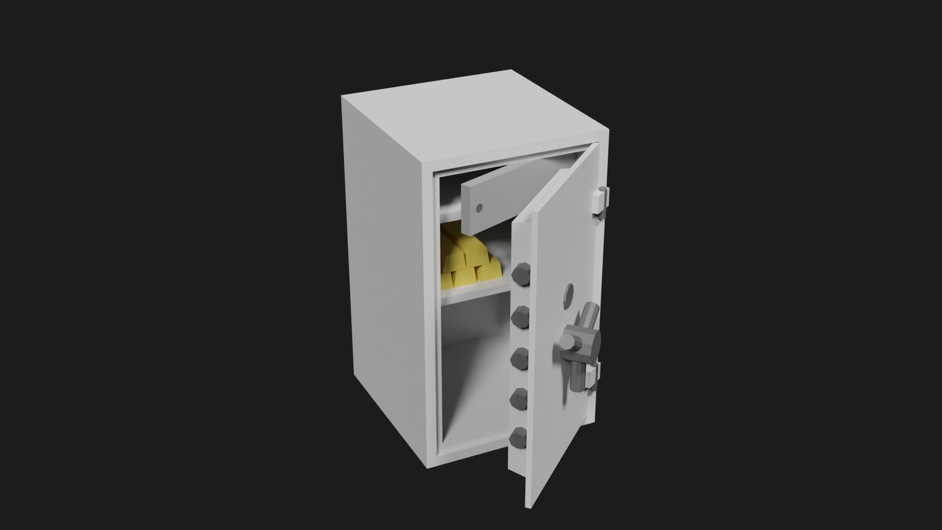 Lowpoly Safe 3D model - TurboSquid 1846726