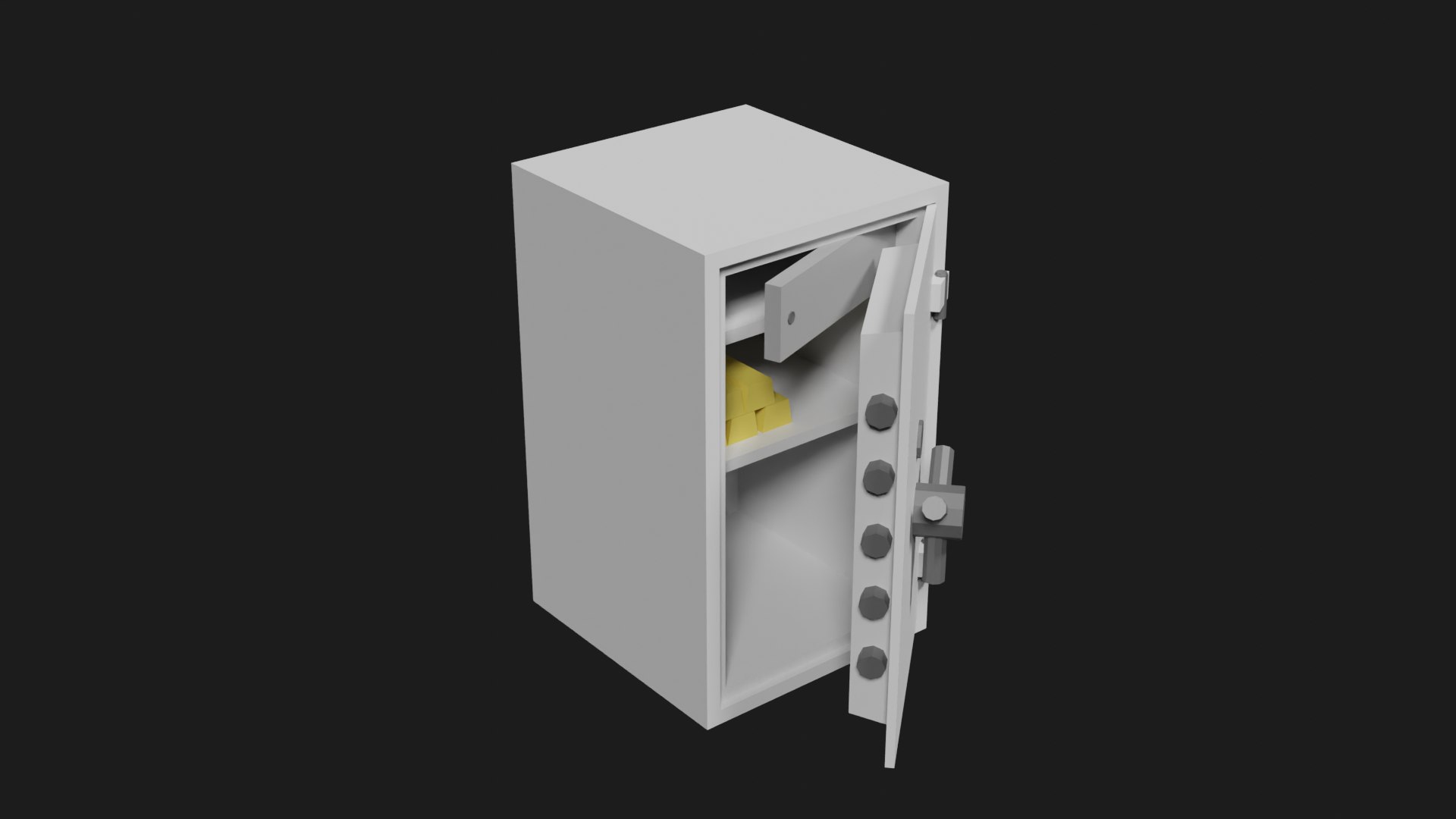 Lowpoly Safe 3D model - TurboSquid 1846726