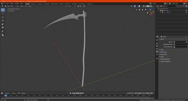 Foice da morte Modelo 3D - TurboSquid 1808623
