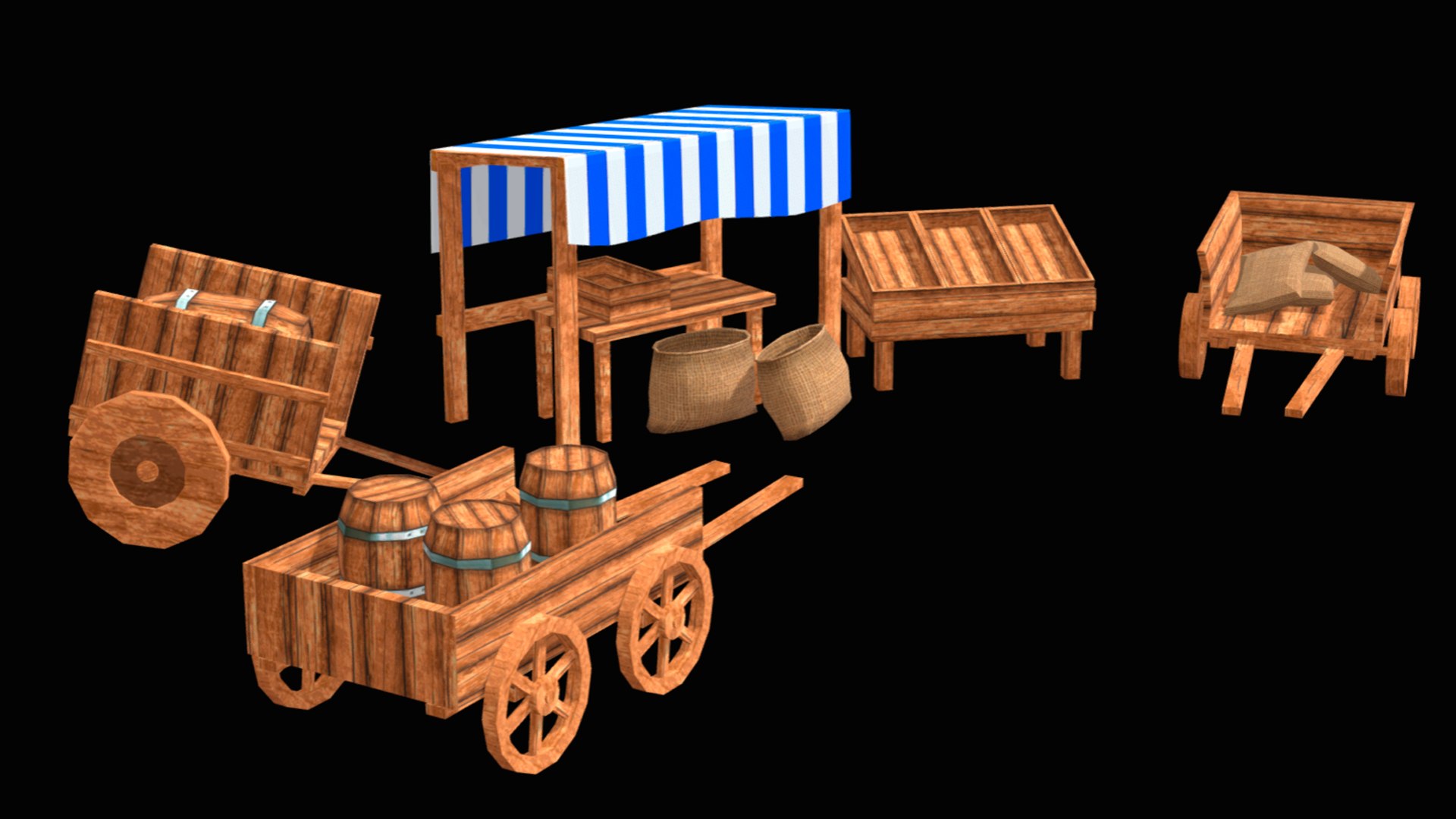Bazaar 3D Model - TurboSquid 1824095