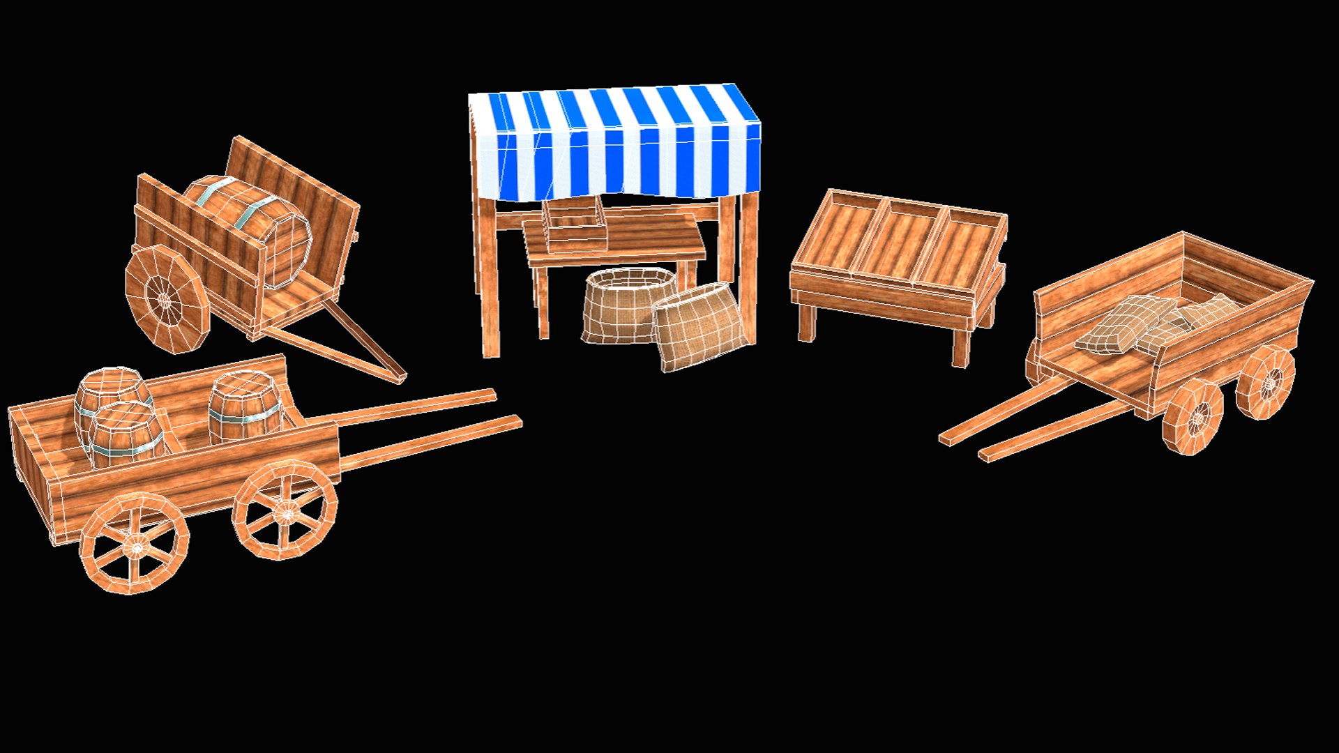 Bazaar 3D Model - TurboSquid 1824095