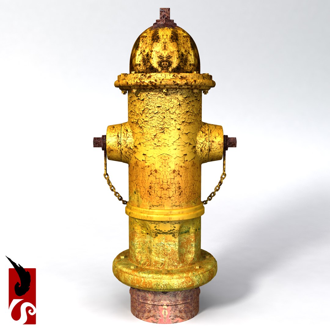 Old Yellow Hydrant X