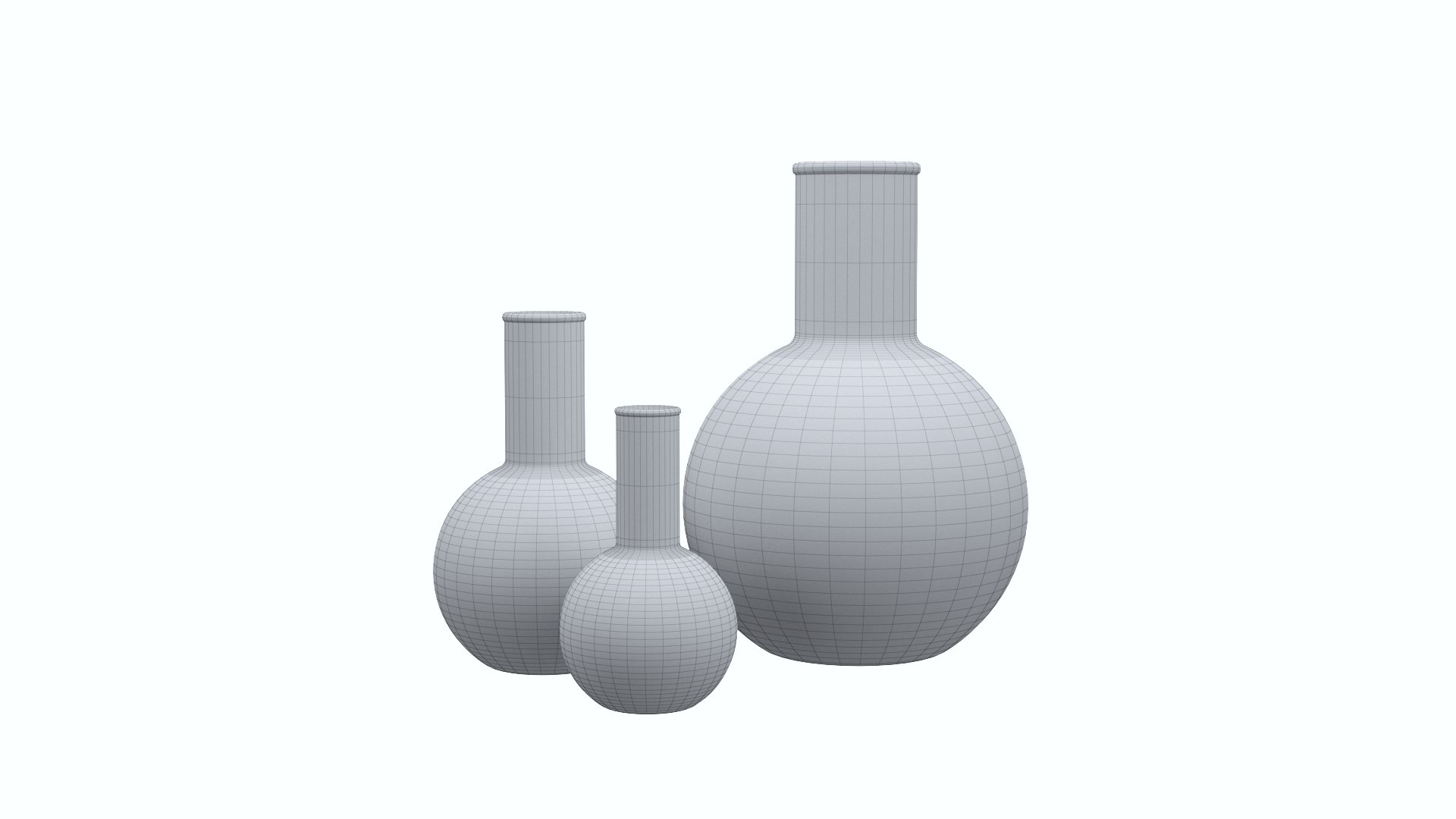 3D Flat Flasks - TurboSquid 1548576