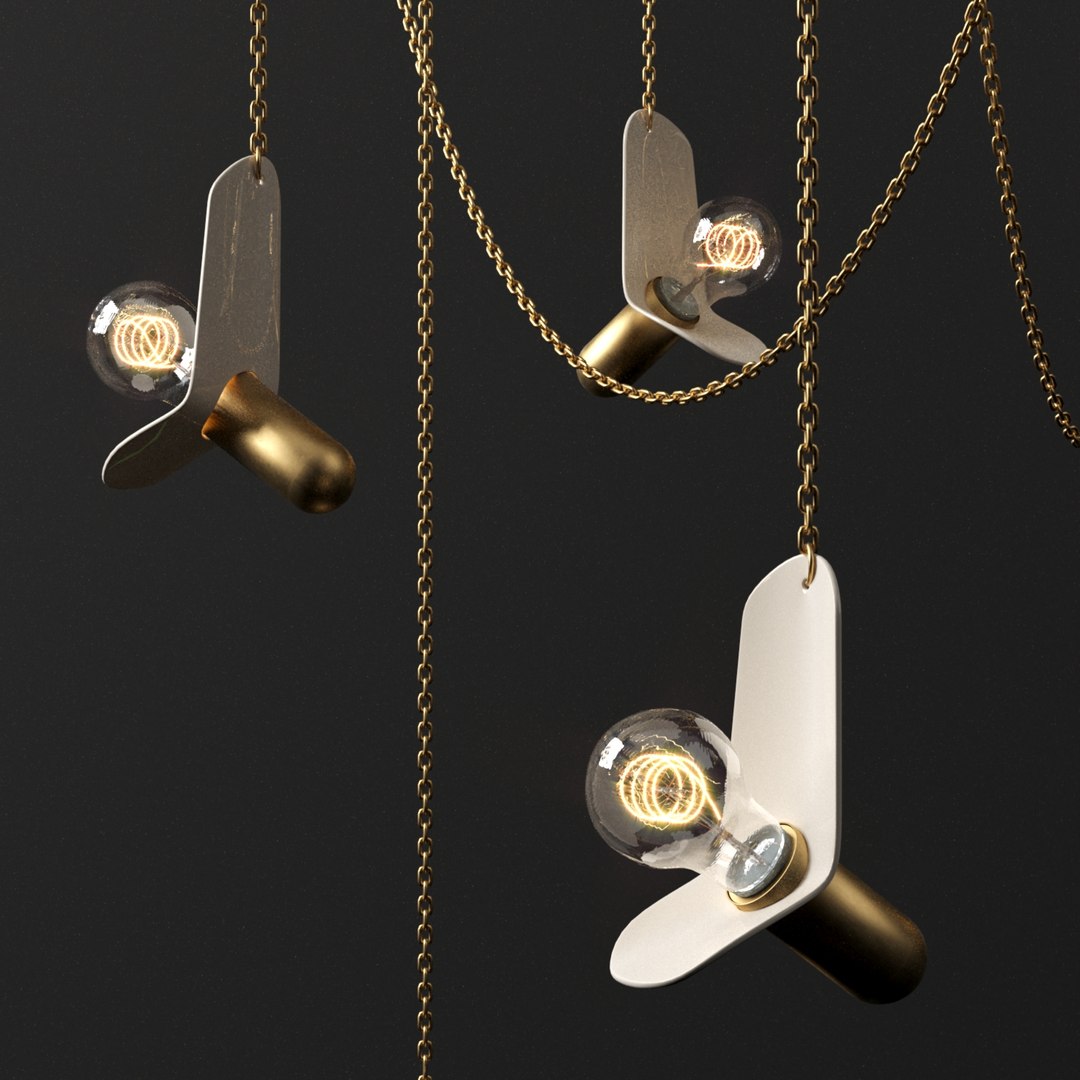 3D Chain Chandelier - TurboSquid 1557991