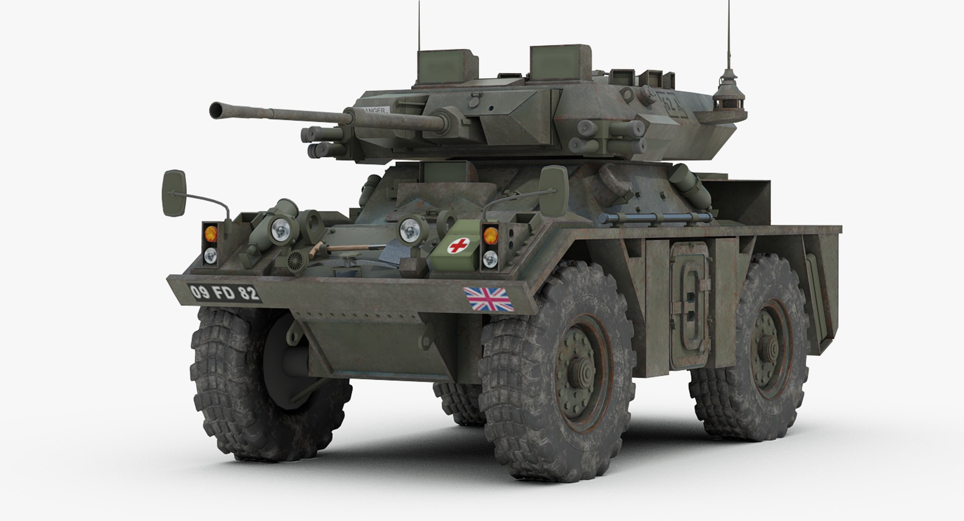 3ds British Fv 721 Fox