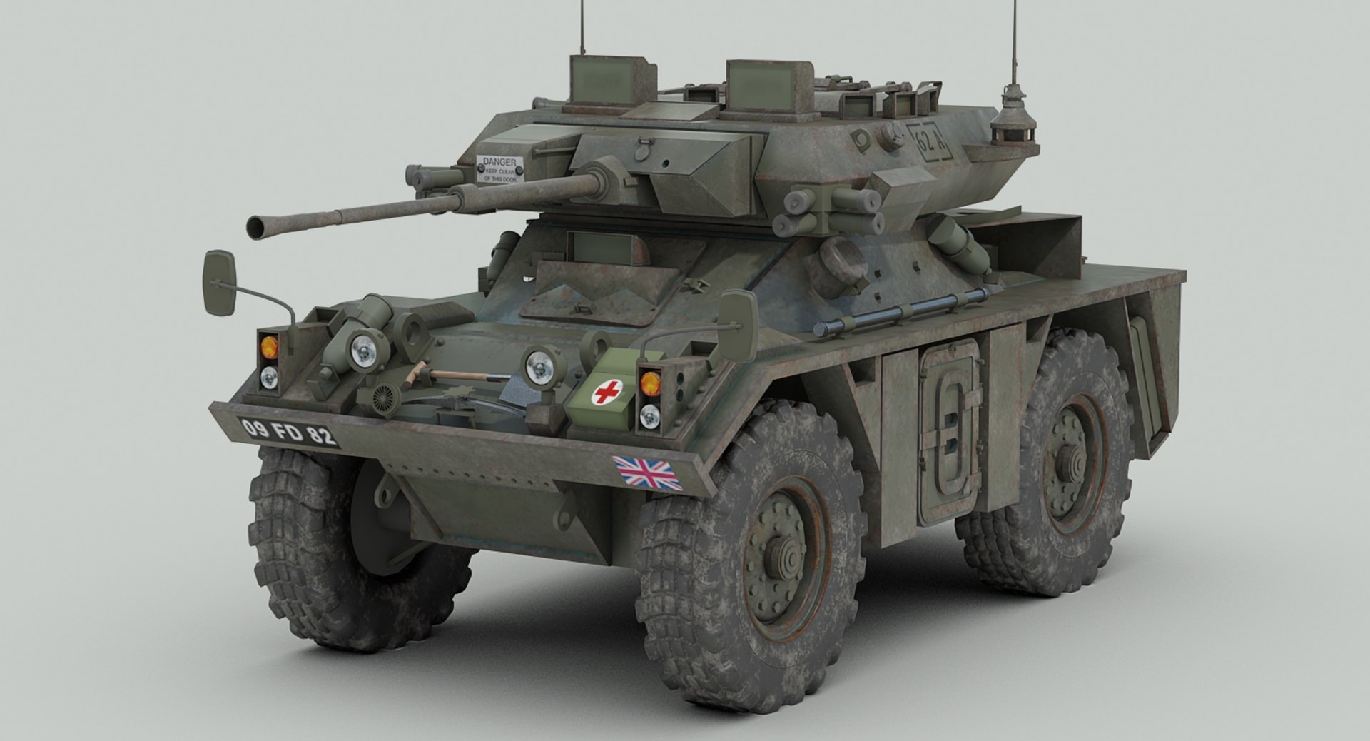 3ds British Fv 721 Fox