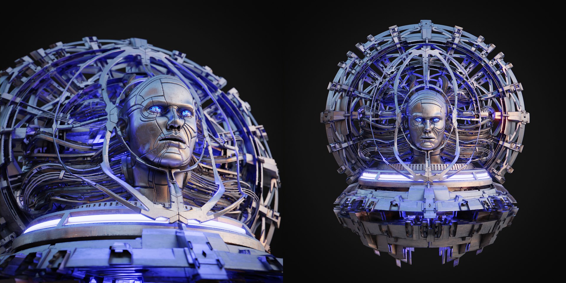 3D Model Robot Queen - TurboSquid 1805644