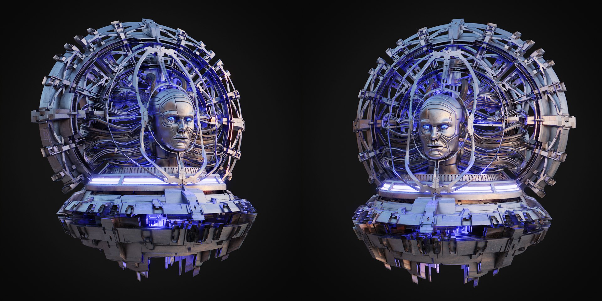 3D Model Robot Queen - TurboSquid 1805644