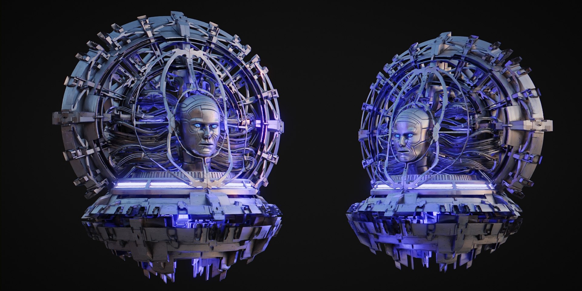 3D Model Robot Queen - TurboSquid 1805644