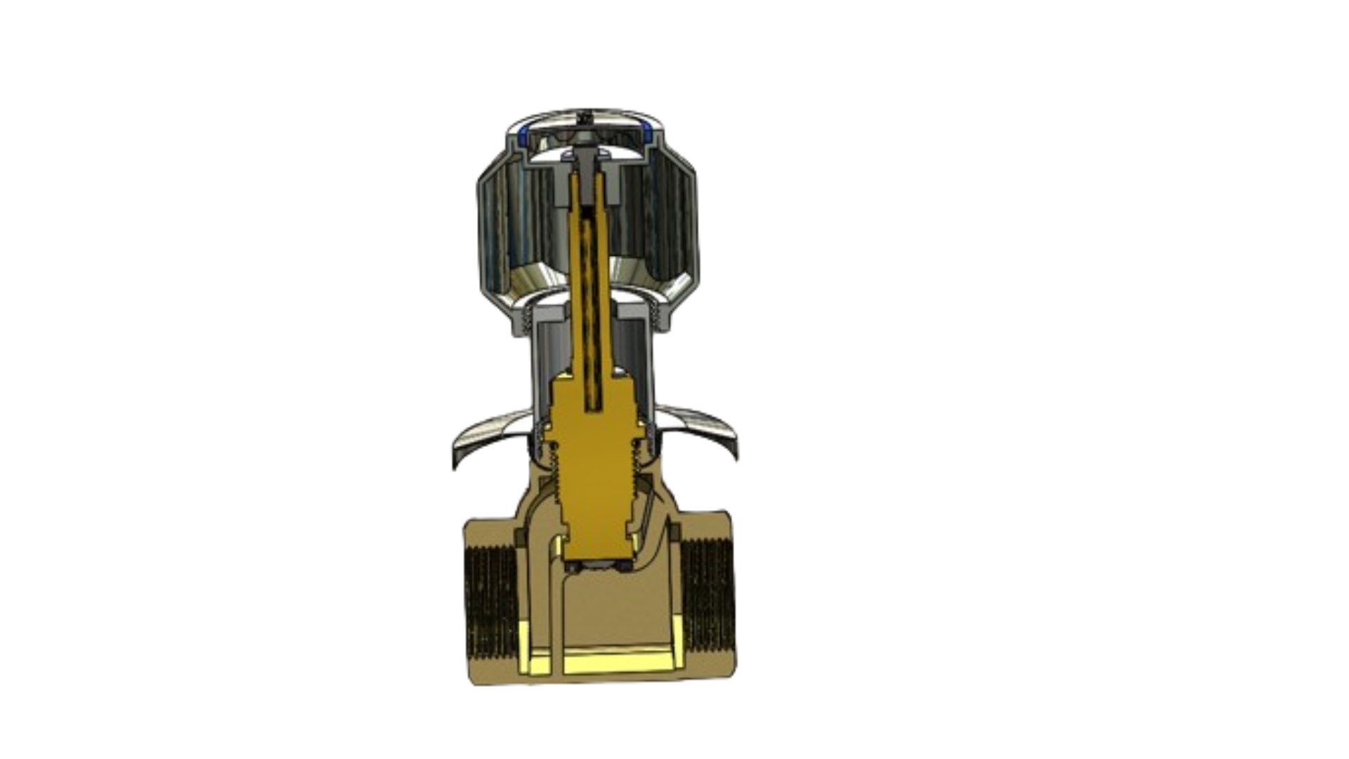 Water Tap Concel Stop Cock 3 4 In Escoo Flat 3d Model Turbosquid 2161324