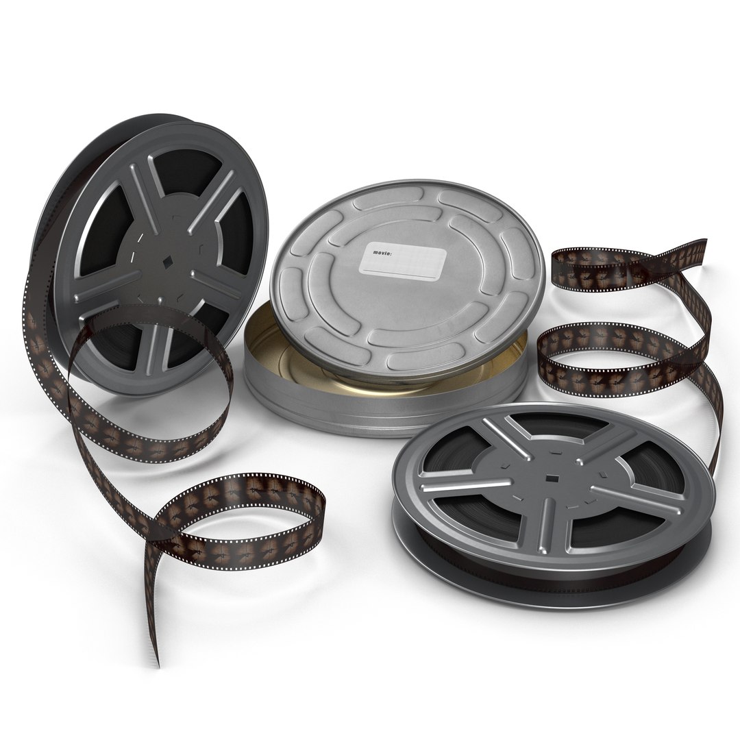3dsmax Video Film Reel Set
