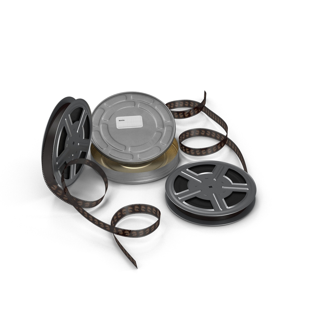 3dsmax Video Film Reel Set