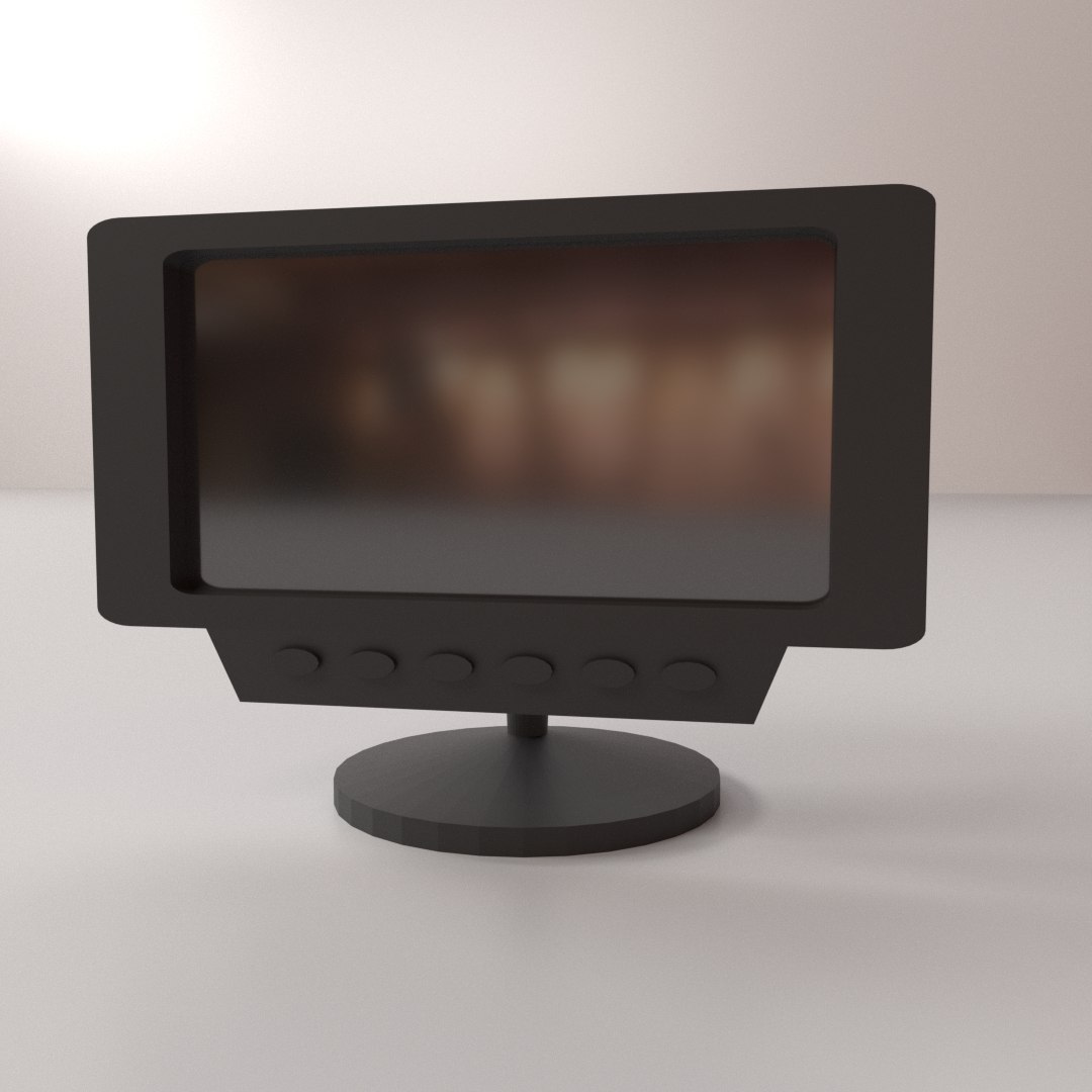 Lcd Monitor Model - TurboSquid 1541954