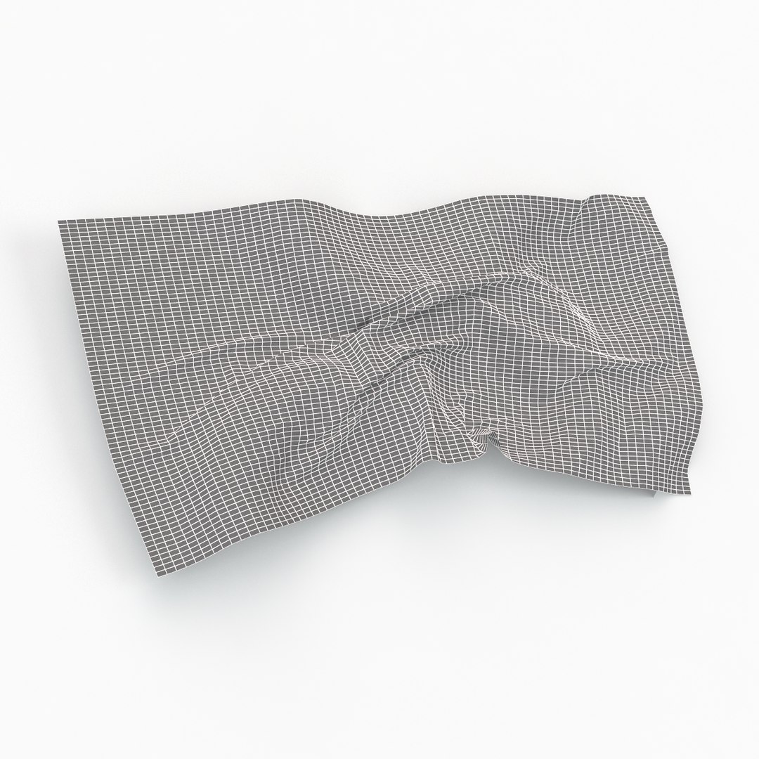japanese flag 3d model