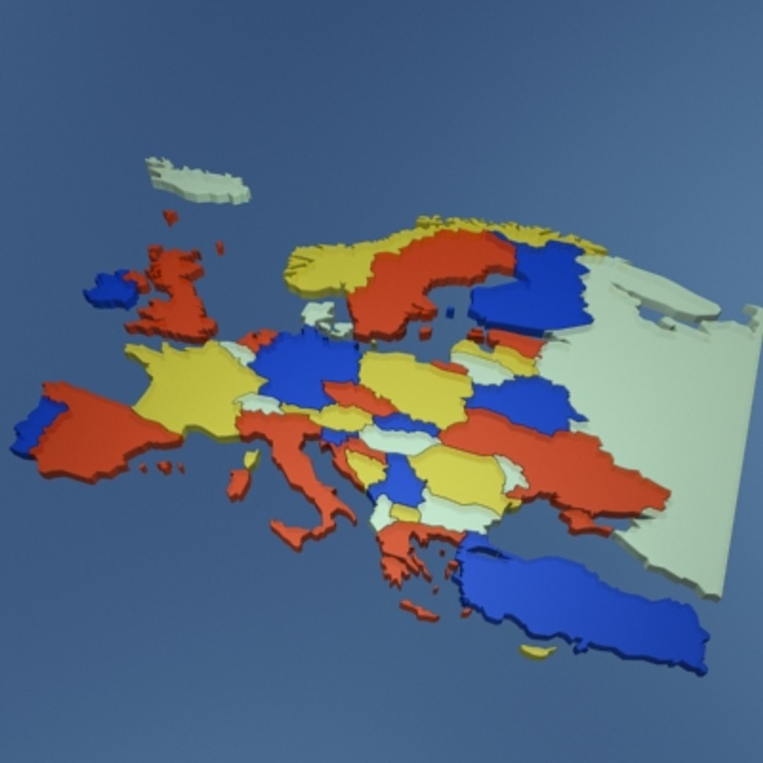 Europe Country 3d Model