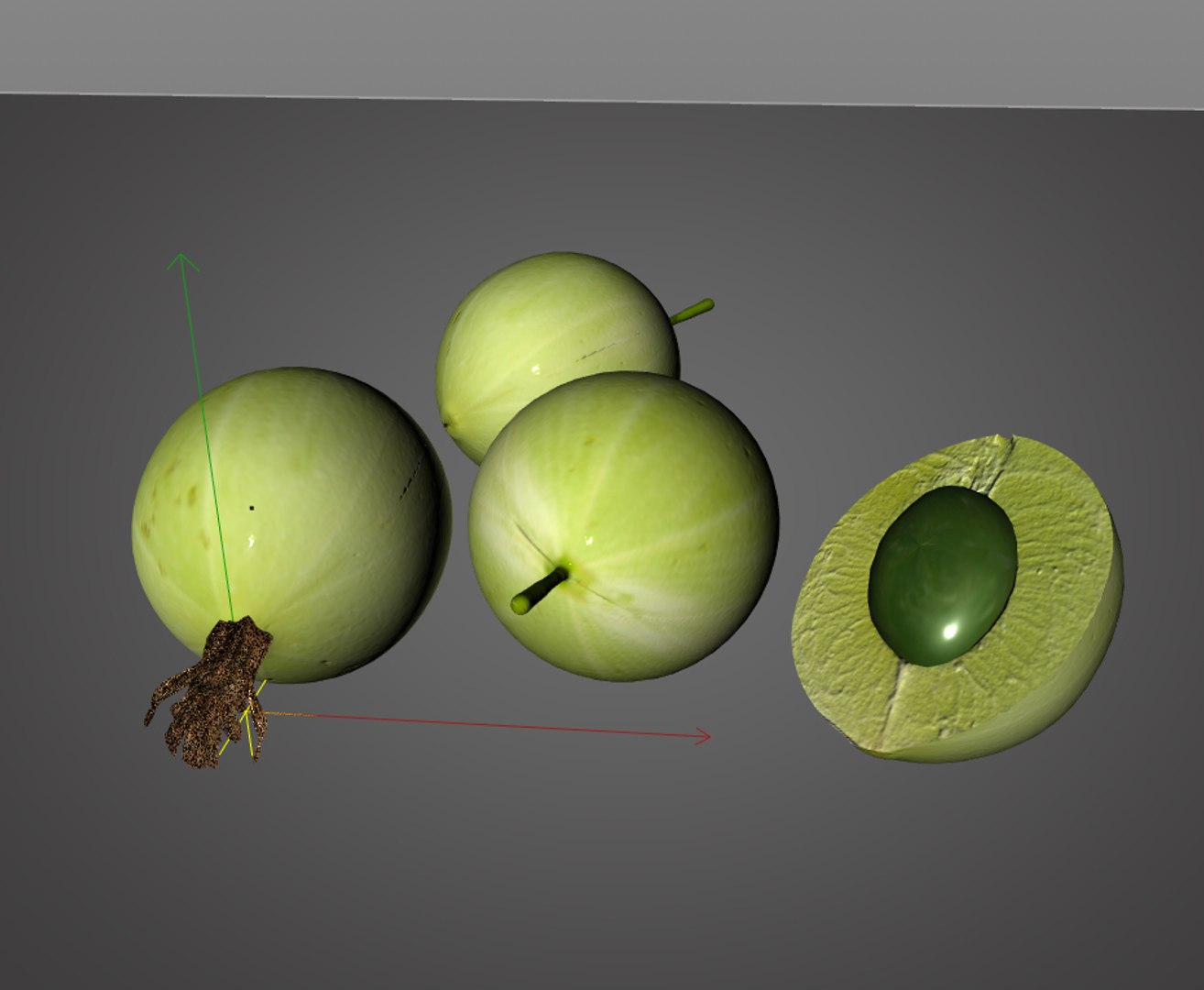 3D Fruits Model - TurboSquid 1541207