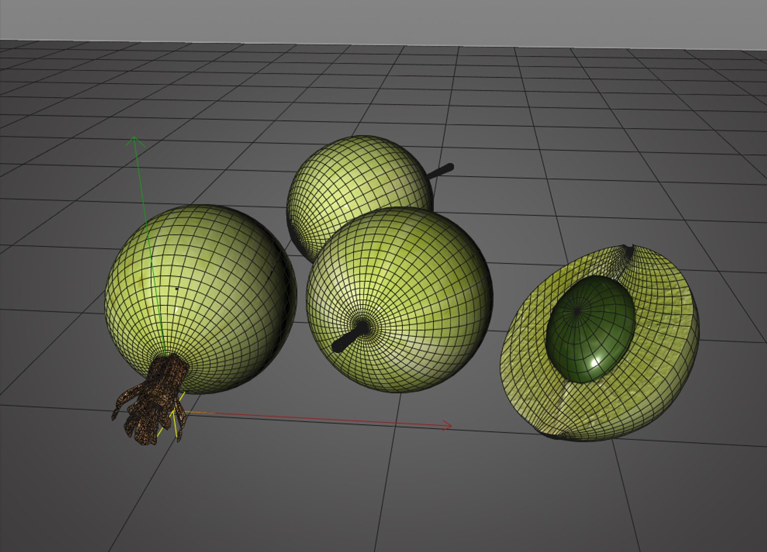 3D Fruits Model - TurboSquid 1541207