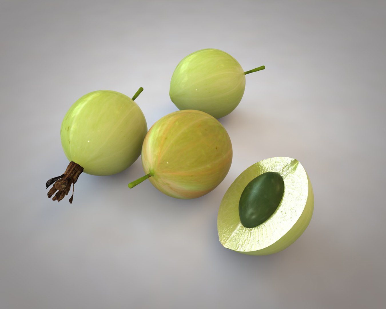 3D Fruits Model - TurboSquid 1541207