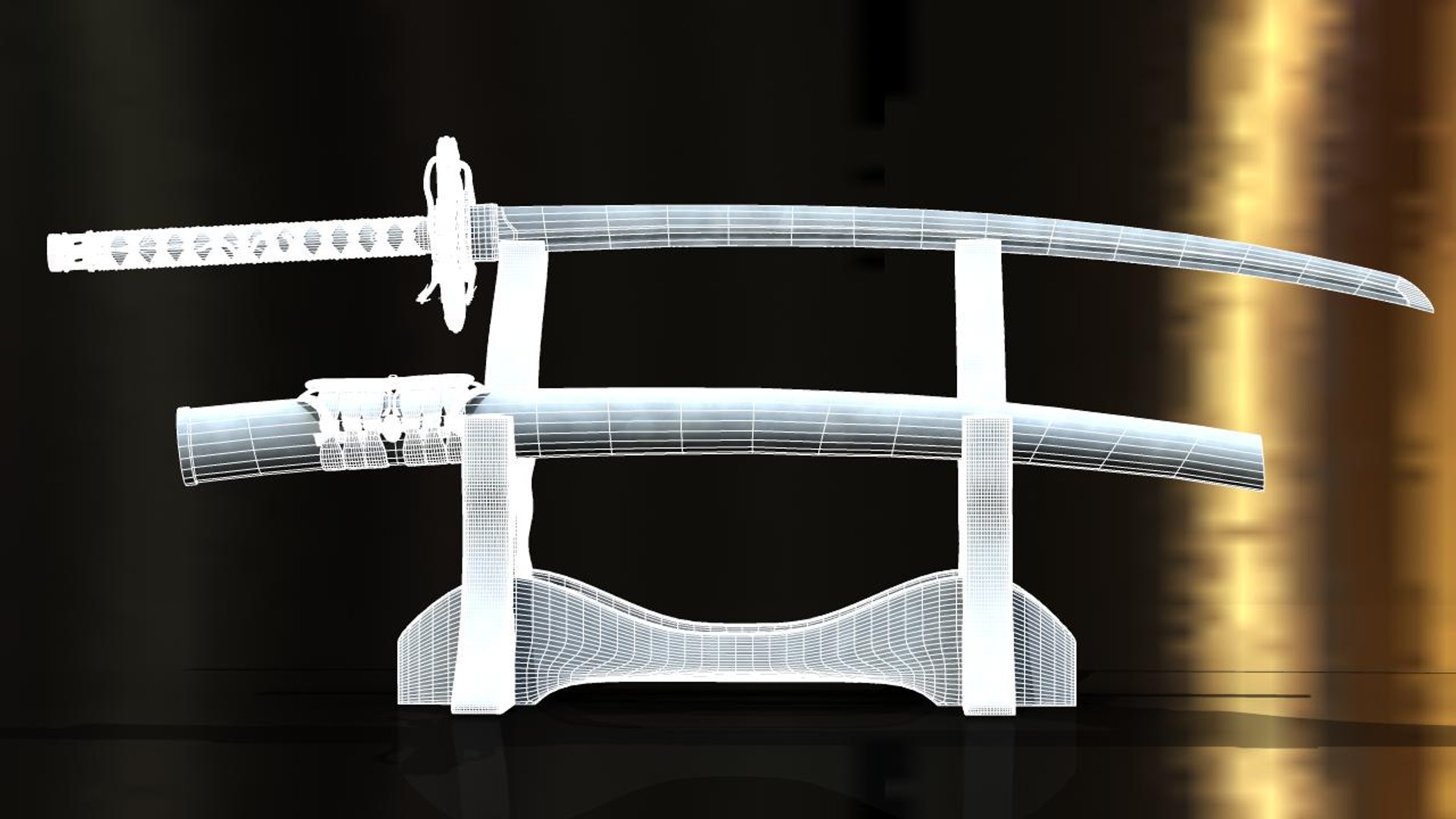 3d katana sword model