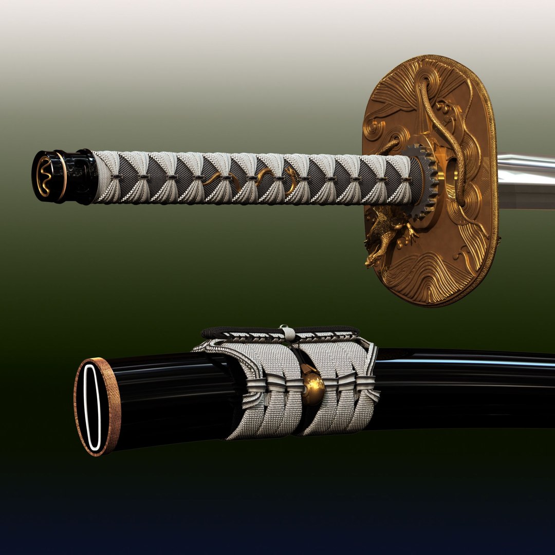 3d katana sword model