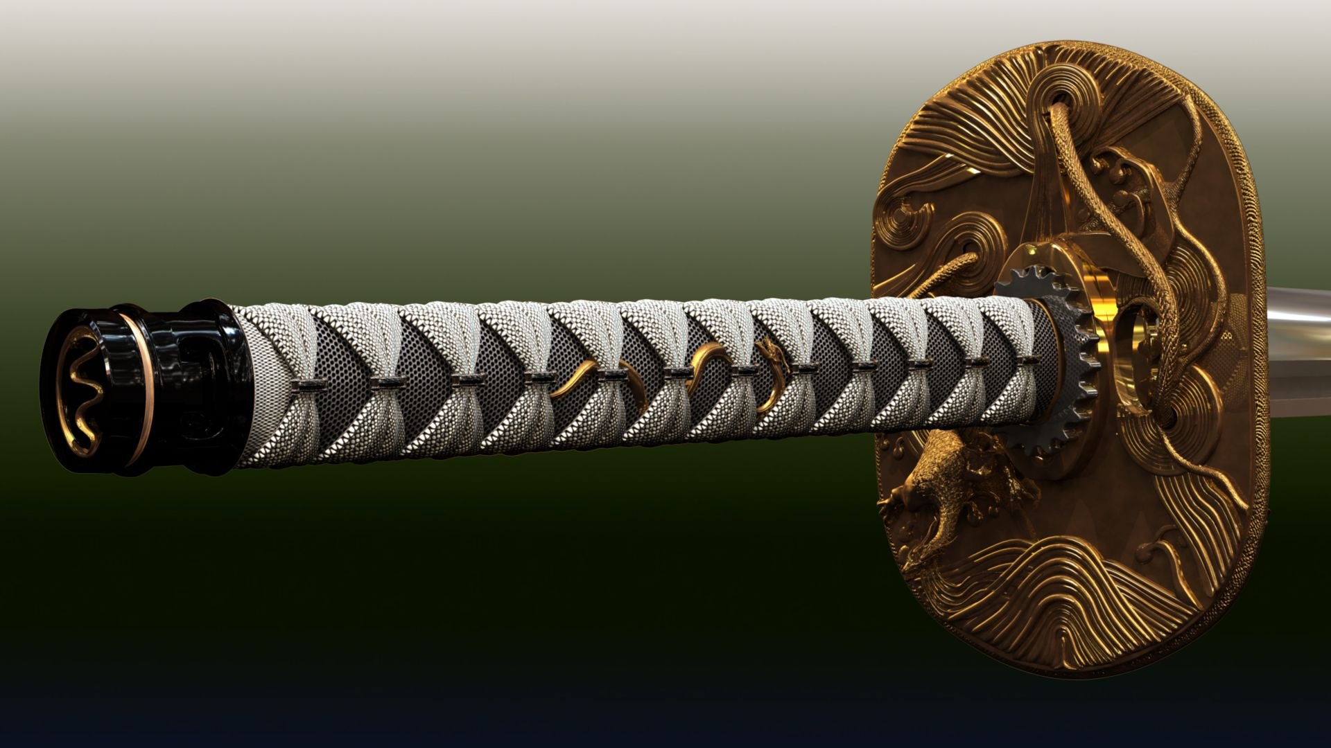 3d katana sword model