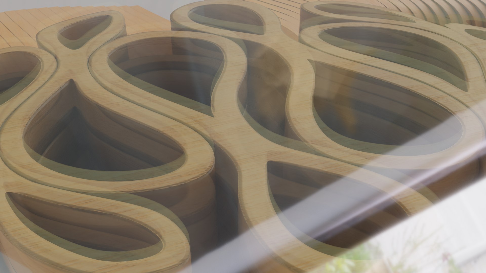 Unique Parametric Design Table With Six Chairs Model - TurboSquid 2125266
