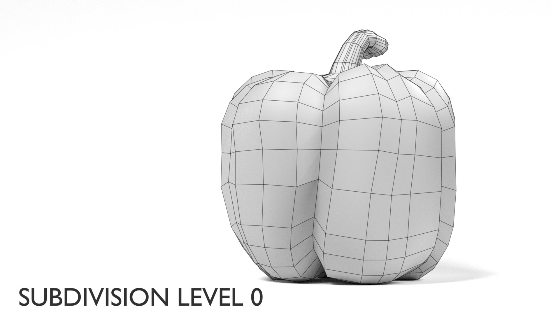 capsicum paprika 3d model