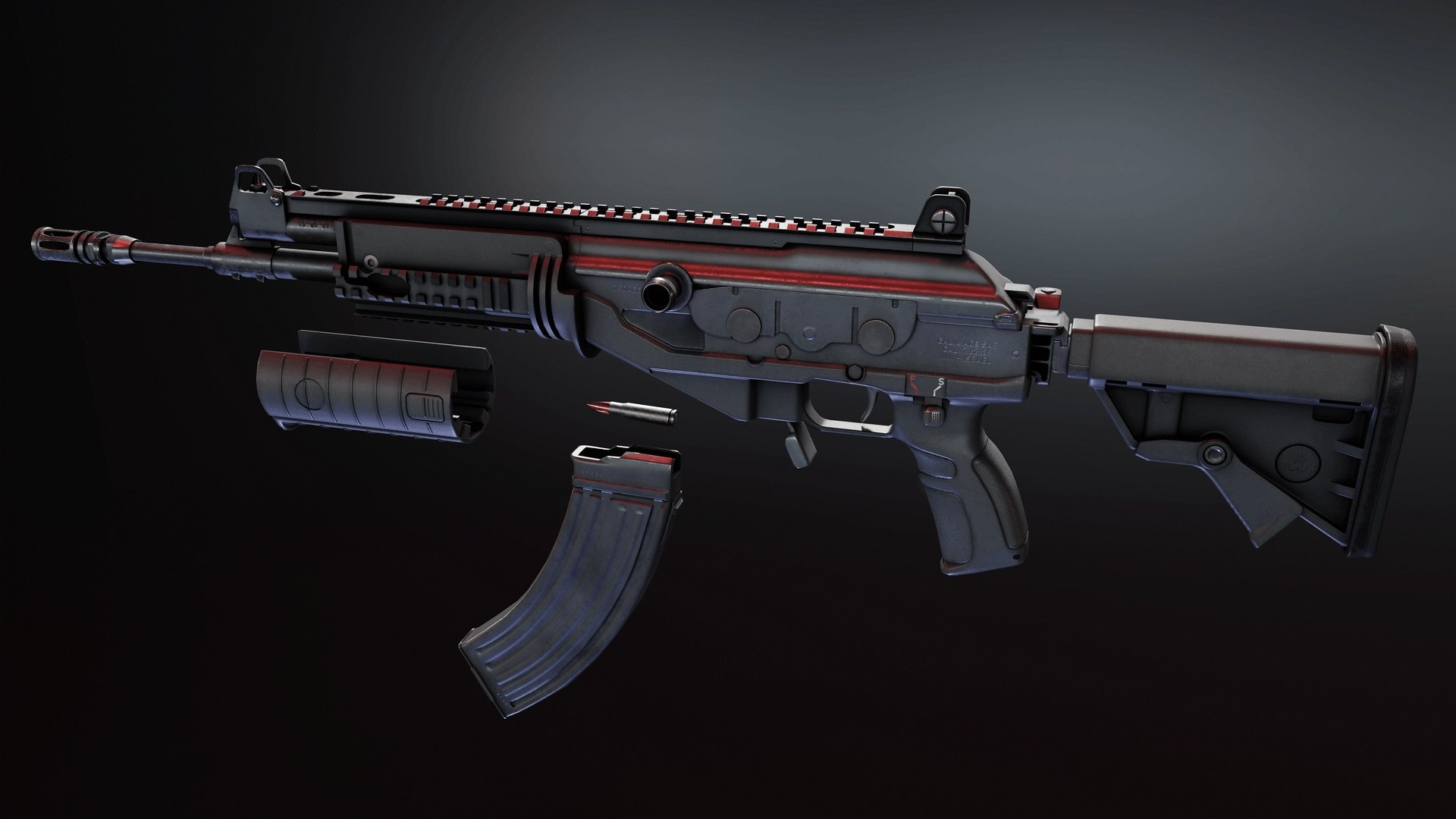 3D Galil Ace 31 Model - TurboSquid 1908007