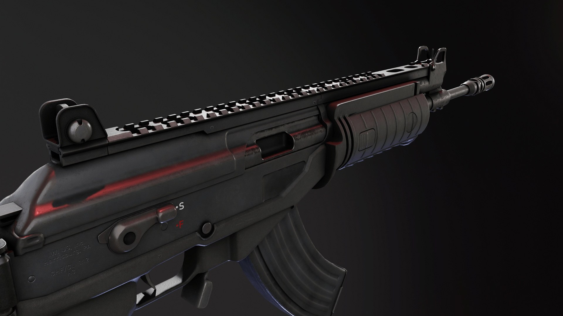 3D Galil Ace 31 Model - TurboSquid 1908007