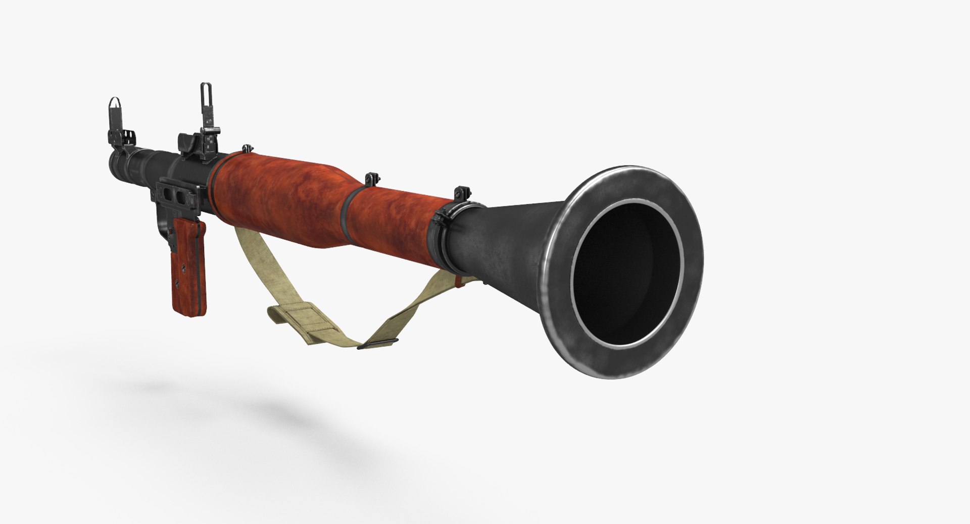 Rpg-7 grenade launcher 3D model - TurboSquid 1216680