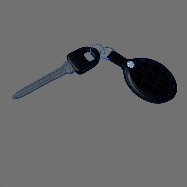 3d car key model