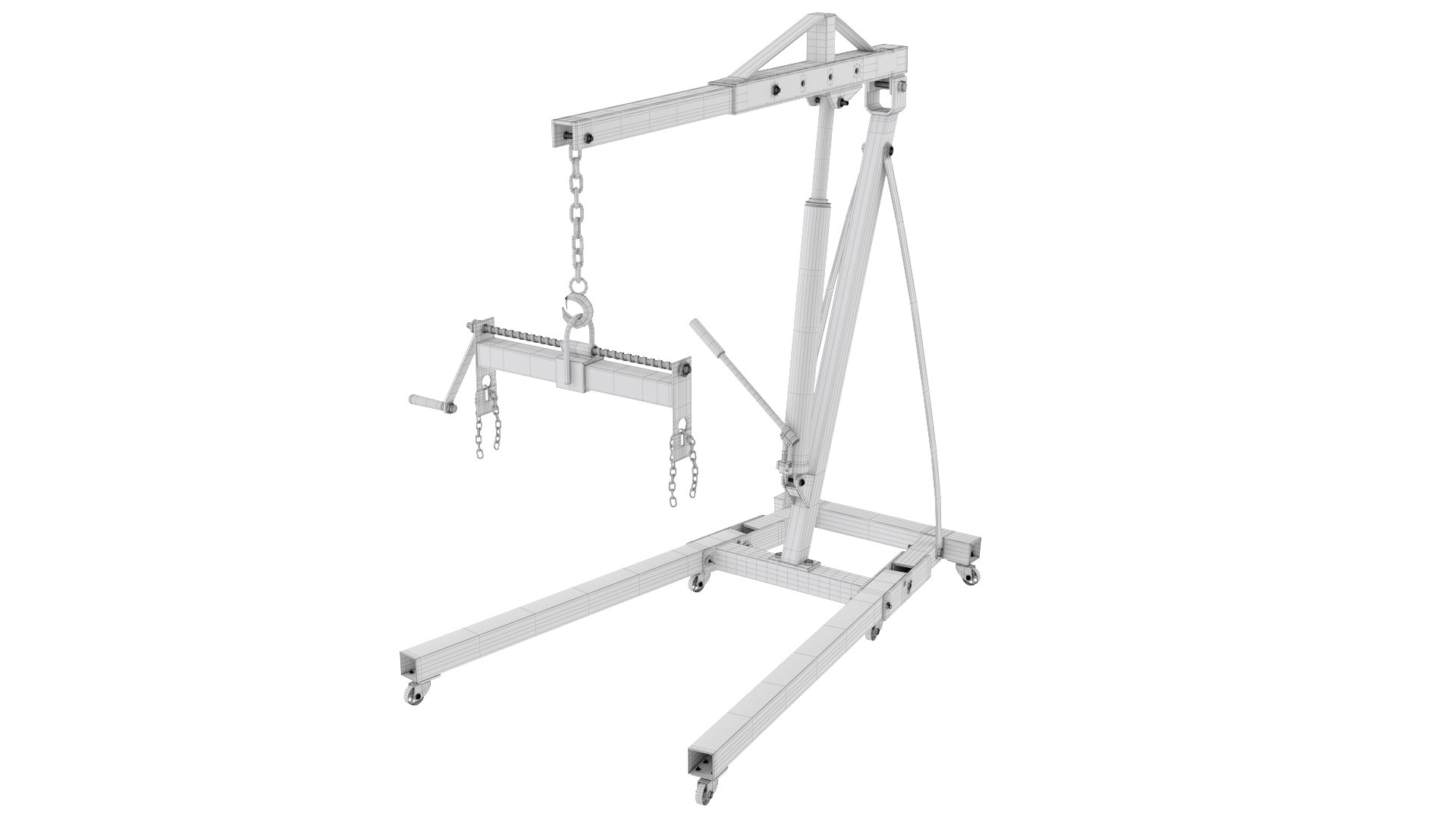 Engine Hoist 3D Model - TurboSquid 1641749