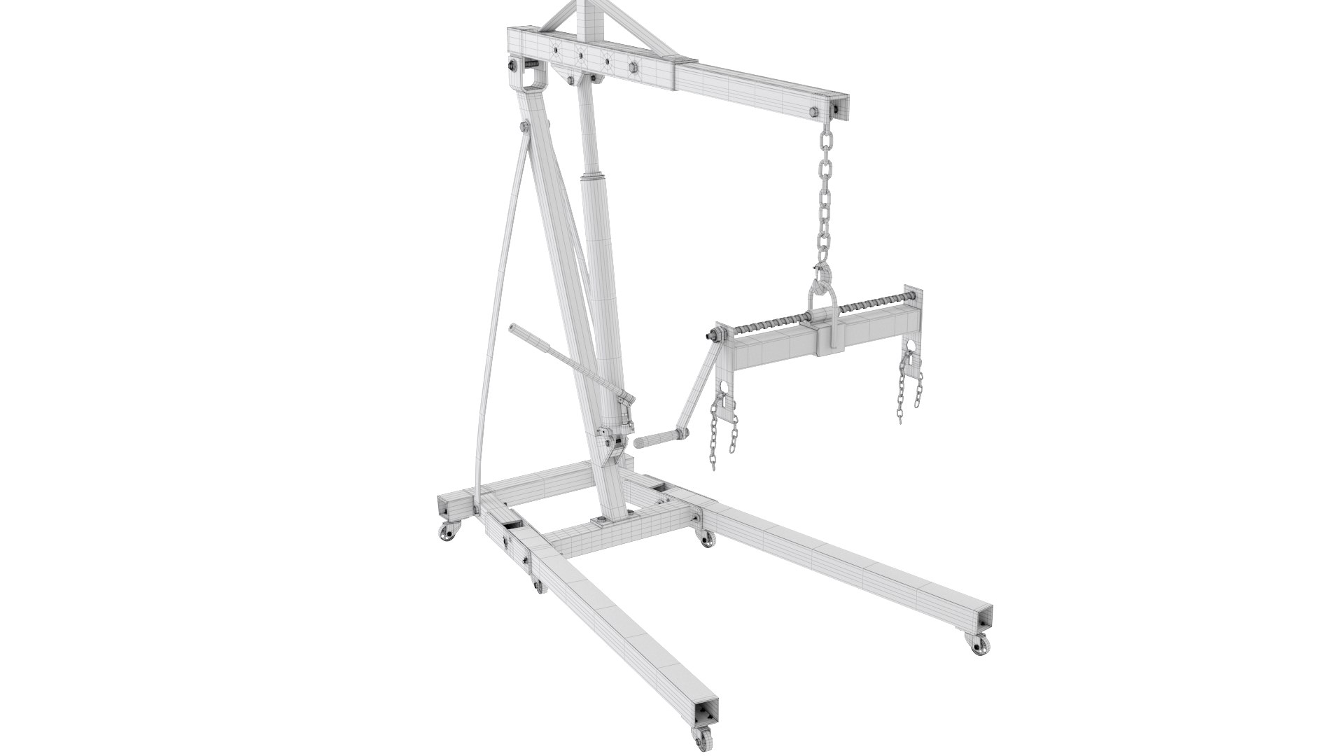 Engine Hoist 3D Model - TurboSquid 1641749