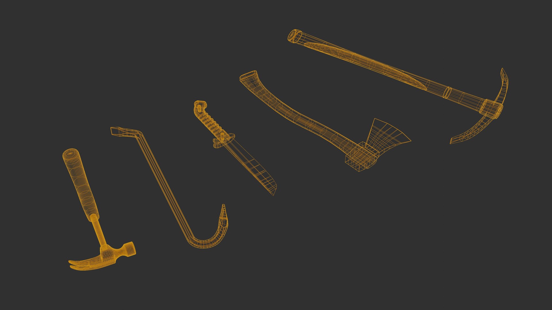 3D Melee Pack - TurboSquid 2062082