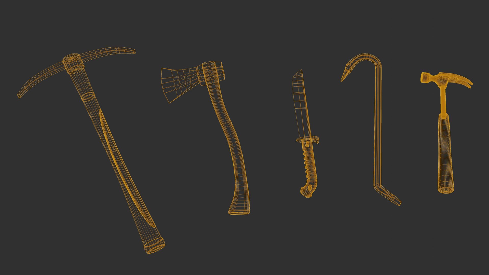 3D Melee Pack - TurboSquid 2062082