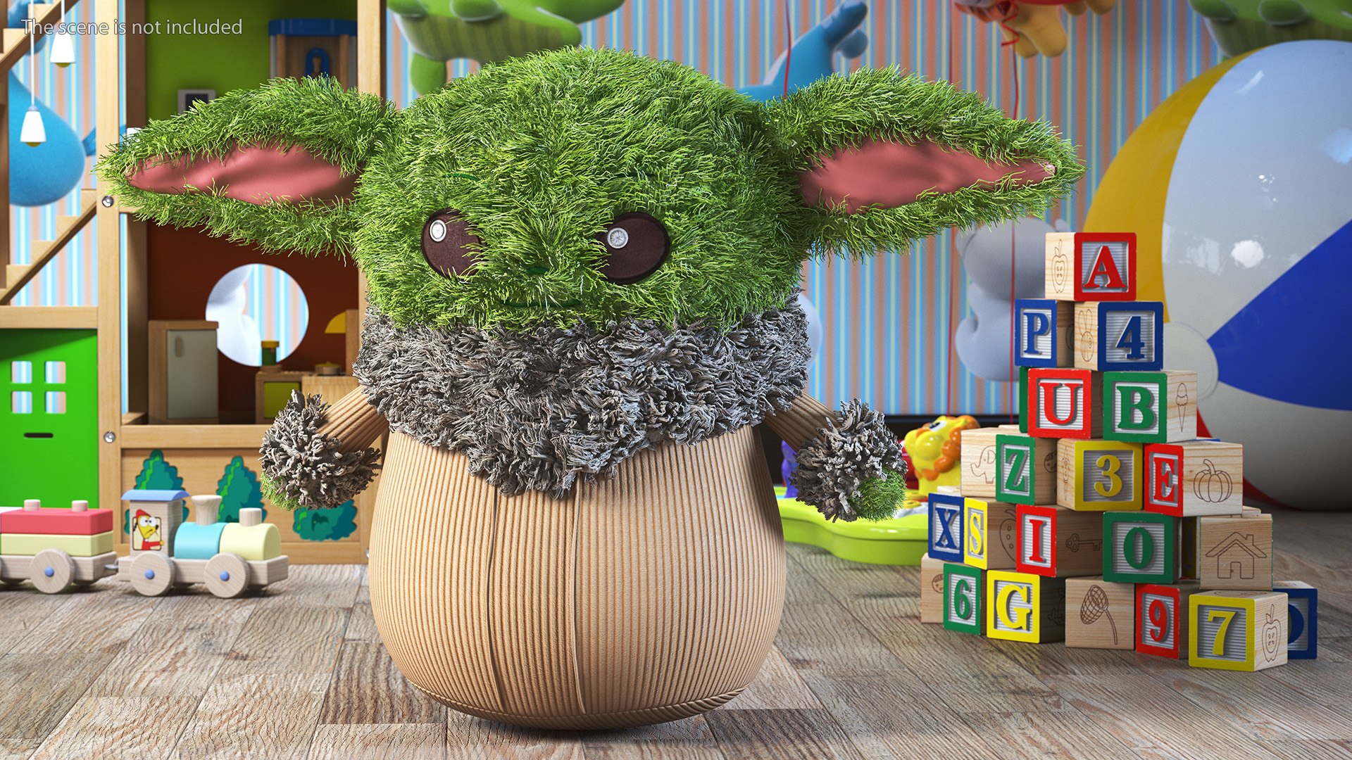 Grogu Star Wars Plush Toy 3D - TurboSquid 2092957