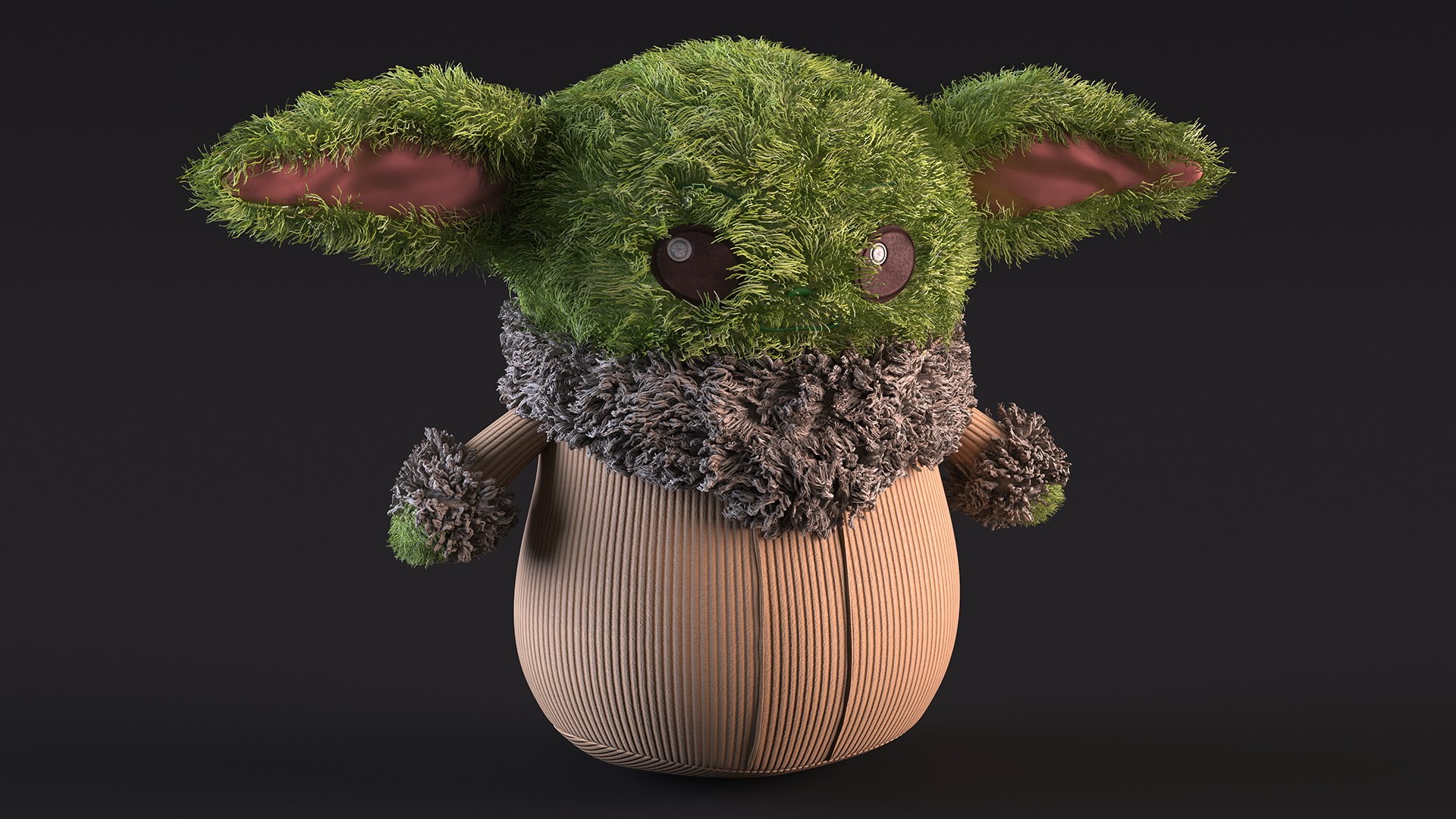 Grogu Star Wars Plush Toy 3D - TurboSquid 2092957