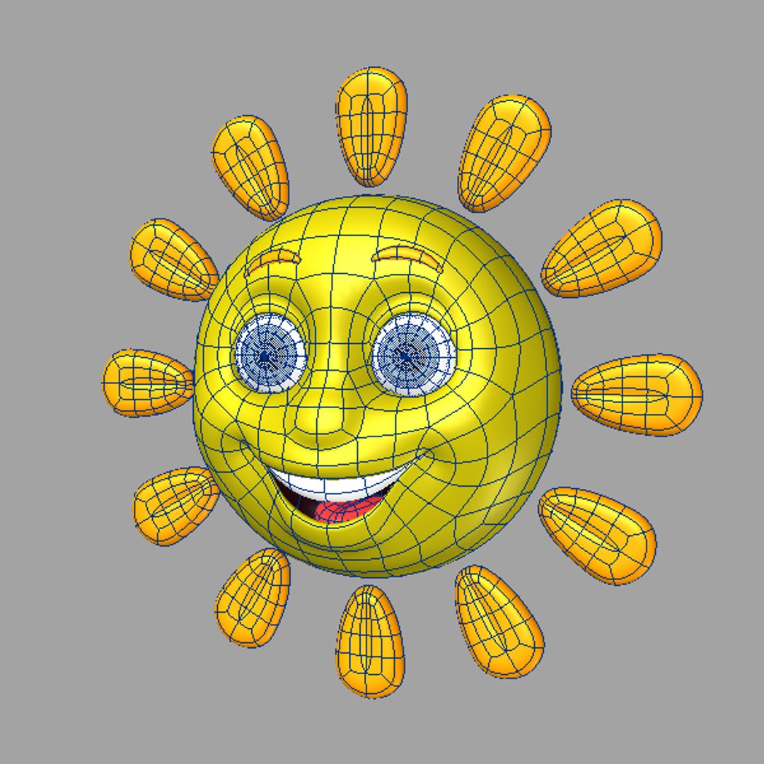 Cool Cartoon Sun Max