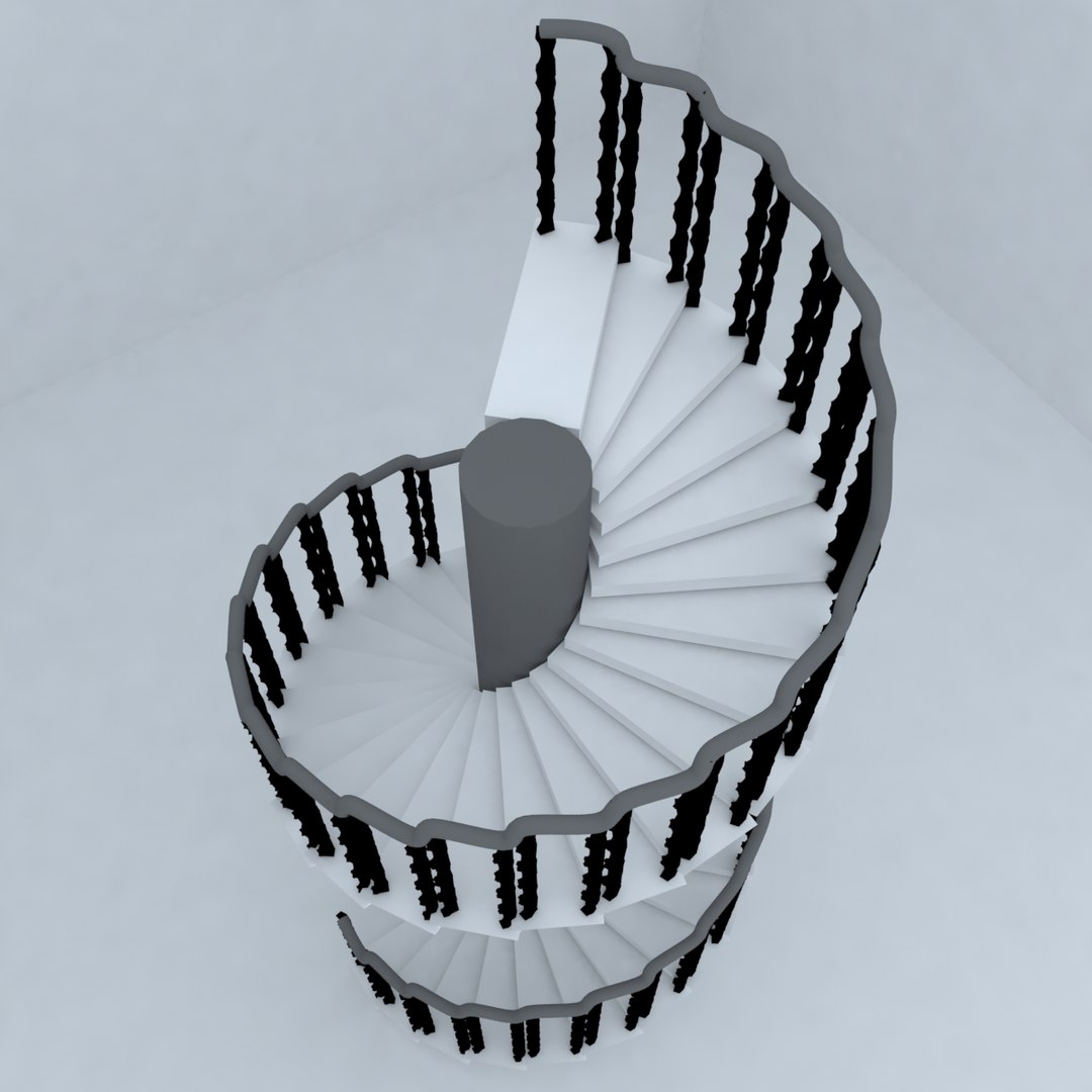 3d model stairs architectural design