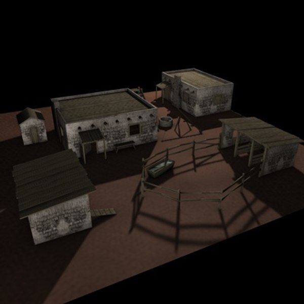 farmstead adobe zipped 3d 3ds